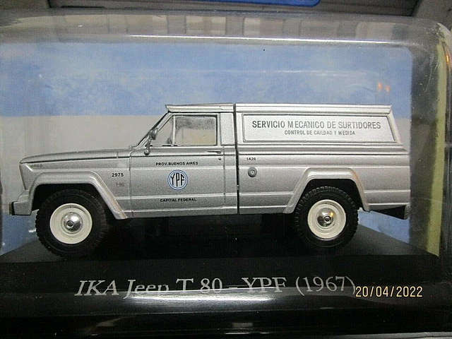 JEEP IKA T80 T T 80 Pick up 1967 silber Serv Argentina Atlas IXO Altaya ...
