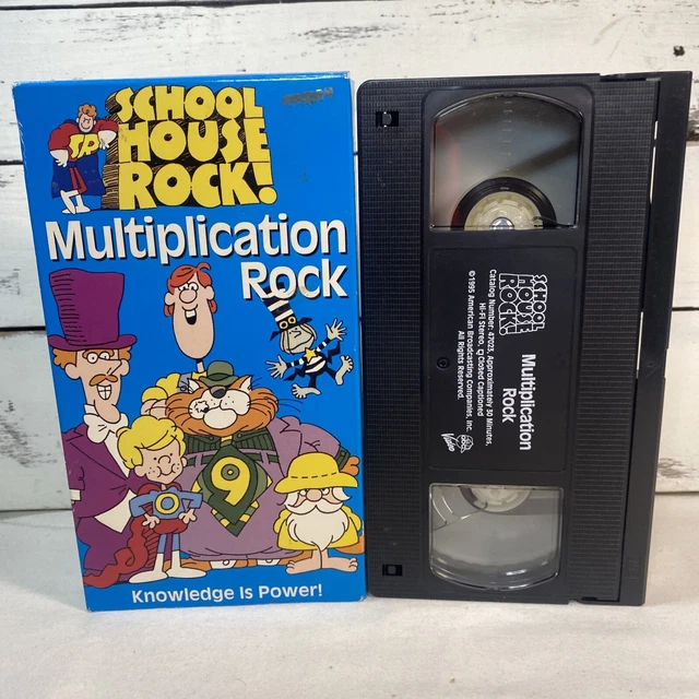 SCHOOLHOUSE ROCK - Multiplication Rock (VHS, 1995, Educational ...