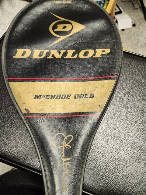 VINTAGE JOHN mcEnroe Dunlop tennis racket $15.00 - PicClick