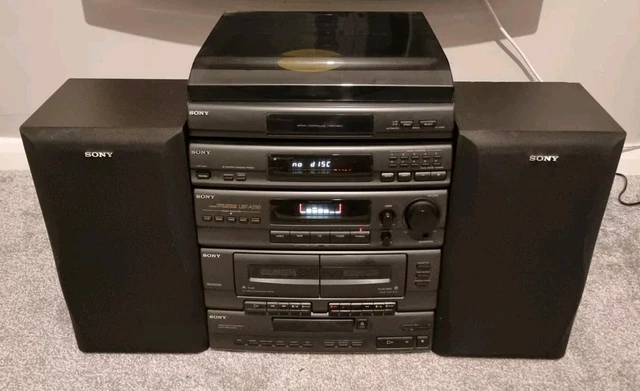 RARE SONY LBT-A290 COMPACT HI-FI SYSTEM With Turntable & Original ...