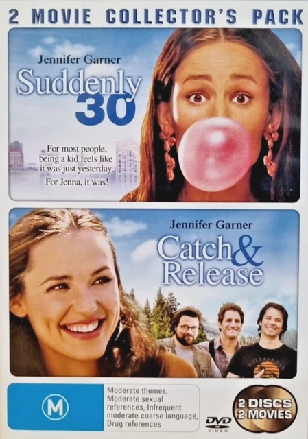 JENNIFER GARNER DOUBLE Feature (DVD) Suddenly 30/ Catch & Release ...