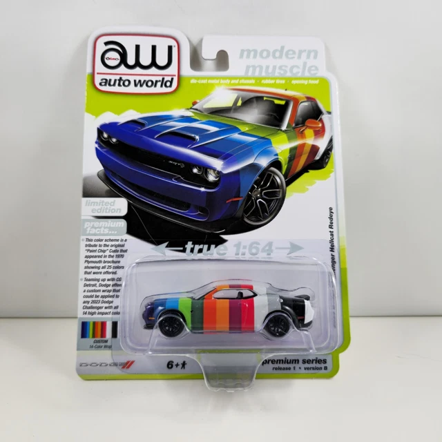 AUTO WORLD 2024 R1 Modern Muscle- " 2023 Dodge Challenger Hellcat ...
