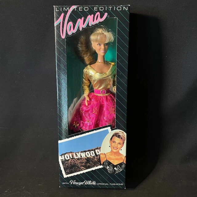 VINTAGE VANNA WHITE Doll Hollywood USA Limited Edition By Totsy NIB $12 ...