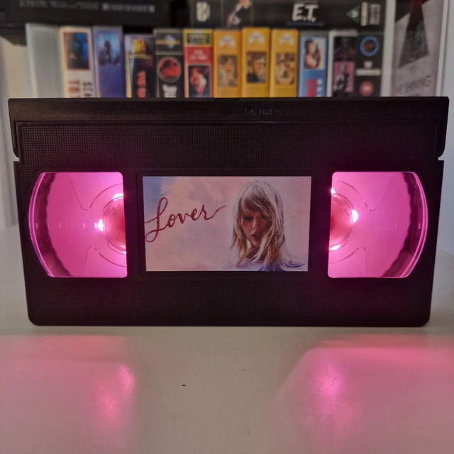 TAYLOR SWIFT LOVER LED VHS Video Tape Lamp Birthday Christmas Gift ...