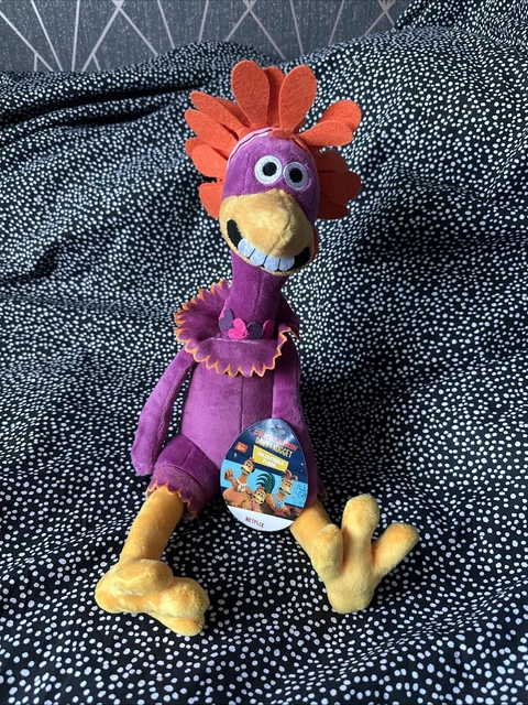 AARDMAN ANIMATION CHICKEN Run Dawn Of The Nugget Frizzle Plush Soft Toy ...