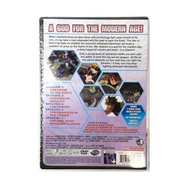 ADV FILMS ANIME Gravion #1 - Divine Steel DVD SW (New) £16.95 - PicClick UK