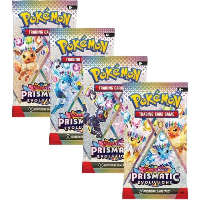 POKEMON - TCG Scarlet And Violet Prismatic Evolutions Booster Packs 1 ...