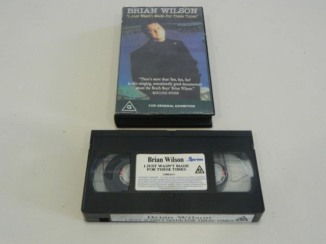 BRIAN WILSON I Just Wasn't Made For These Times VHS [The Beach Boys ...