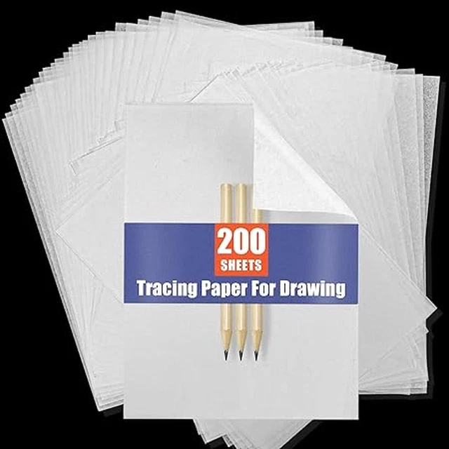 TRACING PAPER FOR Drawing Trace Paper -PSLER 240 Sheets White ...