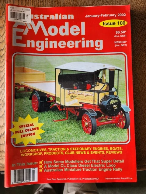 AUSTRALIAN MODEL ENGINEERING Magazine Jan Feb 2002 Good con FREEPOST IN ...