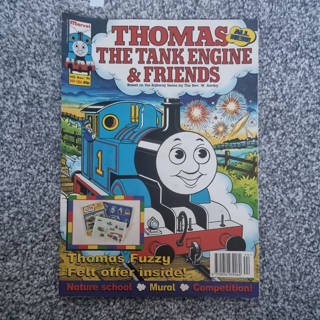 VINTAGE THOMAS THE Tank Engine & Friends Magazine 10th Mar 1995 Issue ...