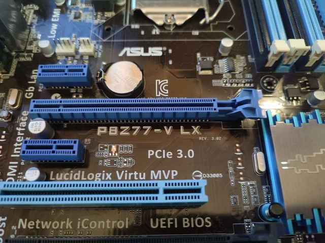 ASUS P8Z77-V LX socket 1155 motherboard with Intel i5 3570K CPU £40.00 - PicClick UK