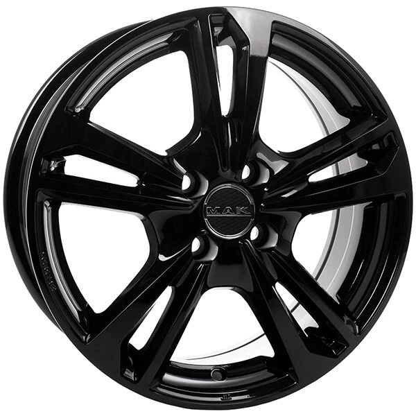 JANTES ROUES MAK Emblema Pour Toyota Aygo 6X15 4X100 Gloss Black Oi0 ...