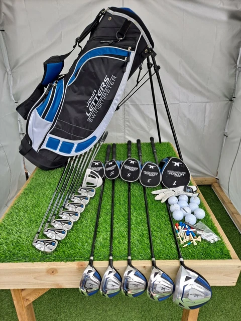 HERREN JOHN LETTERS Swingmaster Full Golfschläger Set - normale Flex ...