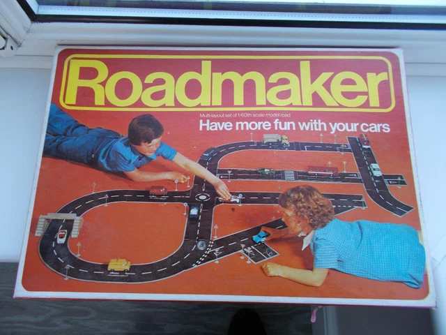 RARE VINTAGE 1975 Roadmaker Multi Layout Model Road Play Set £49.99 - PicClick UK