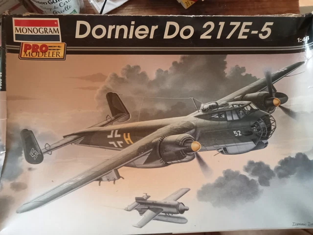 MAQUETTE AVION 1/48 DORNIER Do 217E-5 + Bonus RARE EUR 50,00 - PicClick FR