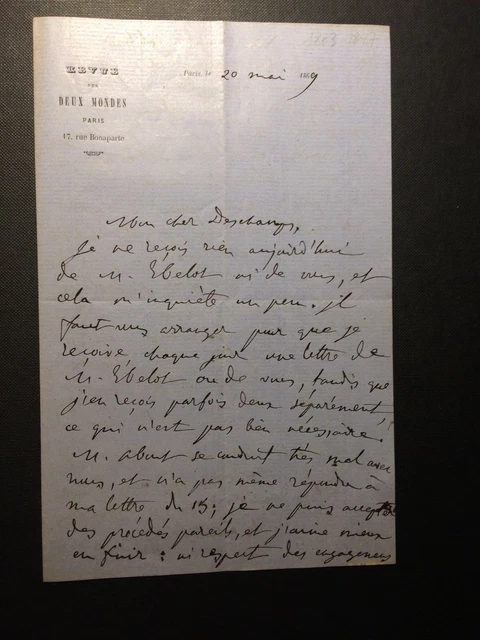 CHARLES BULOZ PATRON de presse correspondance autographe Dechamps Revue ...