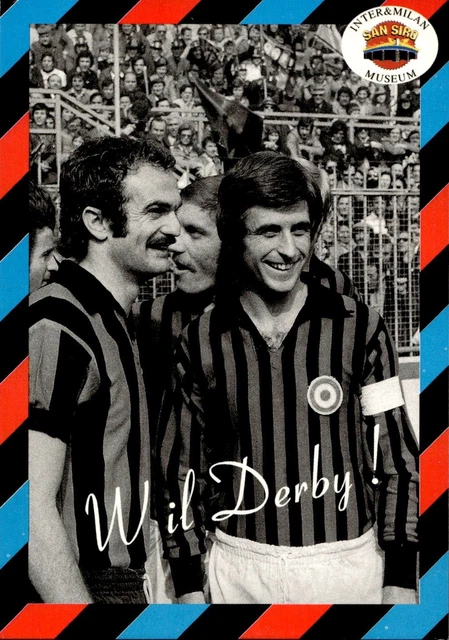 CARTOLINA INTER & Milan Museum San Siro Mazzola Rivera - EUR 6,00 ...