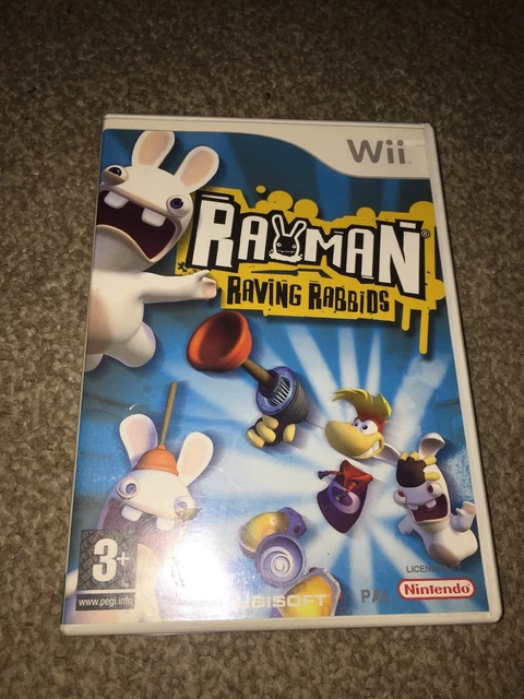RAYMAN RAVING RABBIDS Nintendo Wii 2006 Fantastic game Christmas gift £ ...