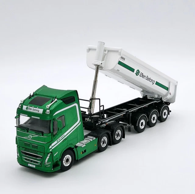 Volvo Fh5 Globetrotter Halfpipe Tipper Trailer Olen Betong Wsi Truck