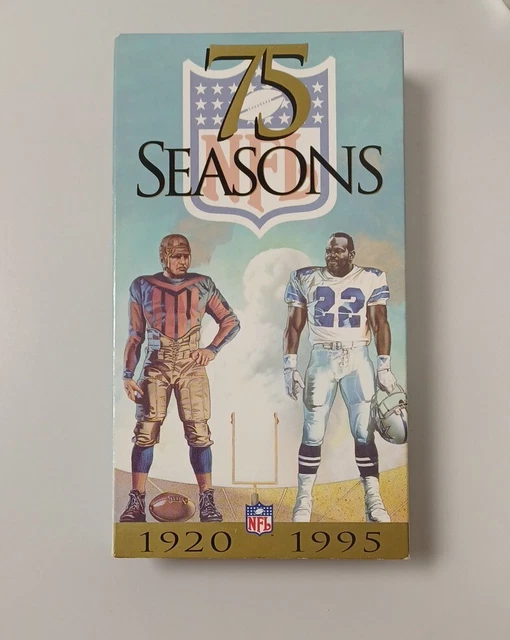 75 SEASONS (1920-1995) - 75th Anniversary of the NFL, VHS, 1994 ...