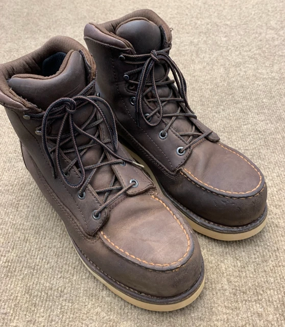 RED WINGS BOOTS Mens 8D Traction Tred Lite 6-inch Safety Toe Work Boot ...