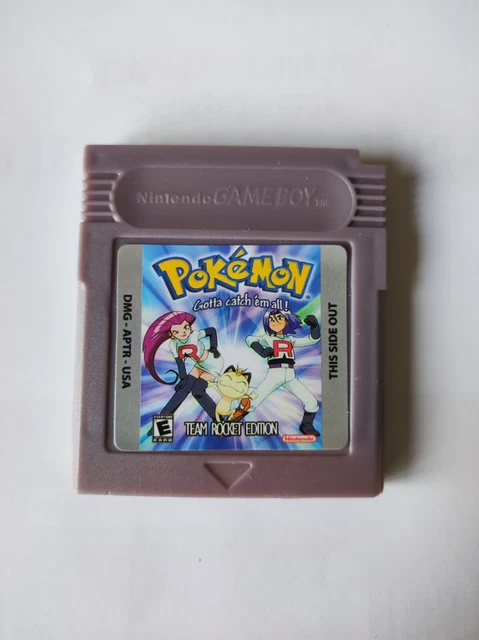 POKEMON TEAM ROCKET edition jeu video pour console nintendo gameboy ...