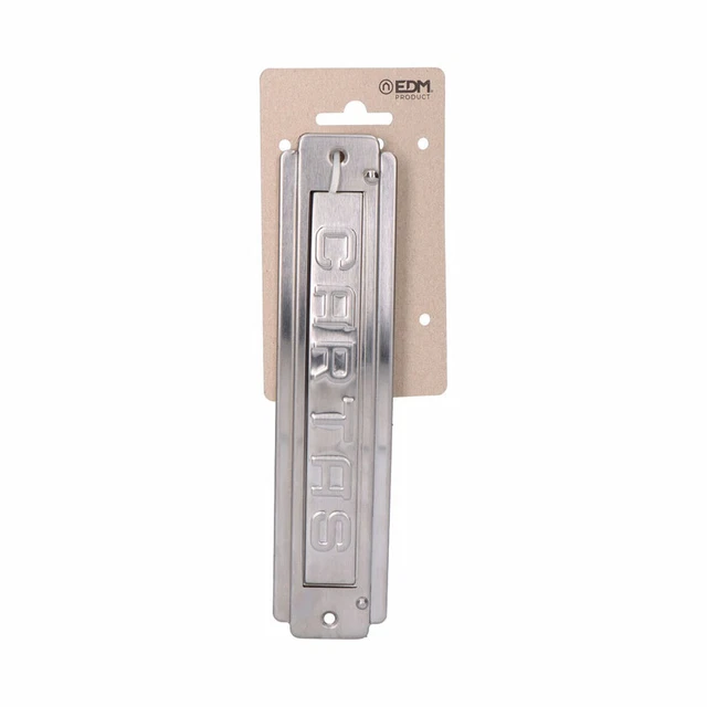 PIATTI PER CASSETTE postali EDM 85578 Argentato Acciaio inossidabile 22 ...