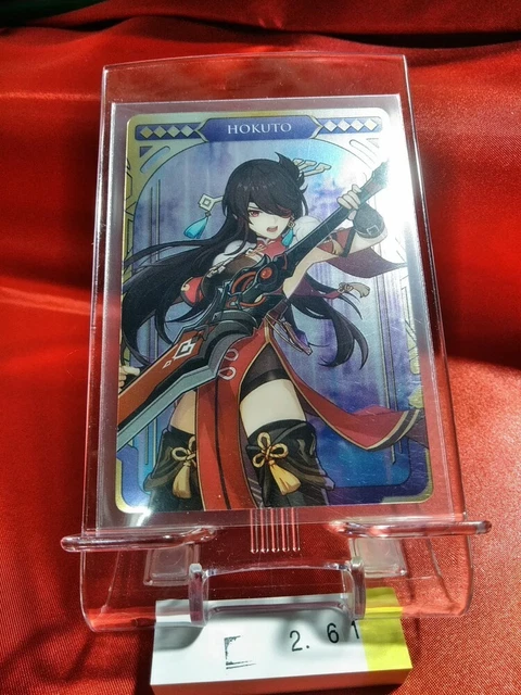 GENSHIN IMPACT - Hokuto 21 - Bandai Carddass Metal Card Japanese Holo ...