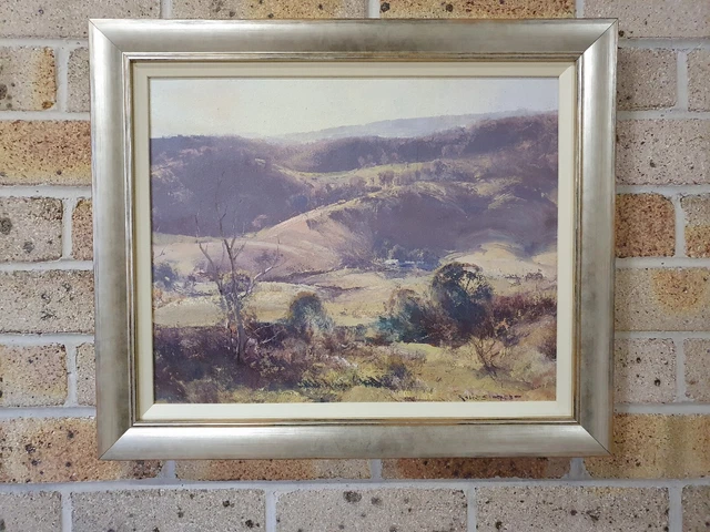 VINTAGE 1985 ROBERT Simpson Original Oil Painting Gilmore Valley Framed ...