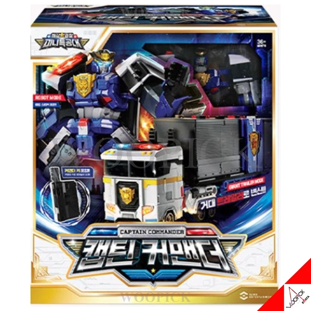 MINIFORCE SUPER COPS CAPTAIN COMMANDER Police Trailer Transformer Robot ...