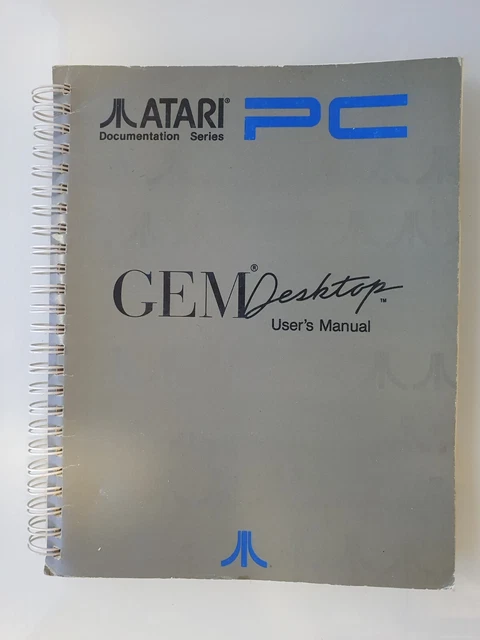 MANUALE ISTRUZIONI ATARI Documentation Series Pc Gem Desktop User's EUR ...
