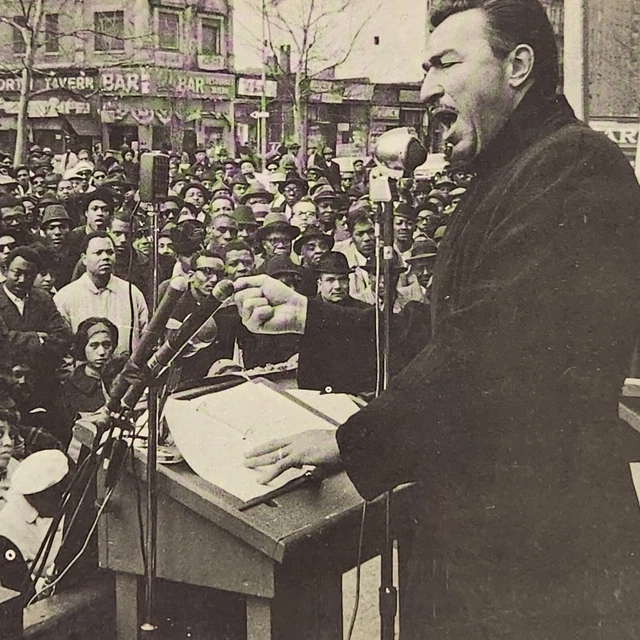 REV. ADAM CLAYTON Powell Jr Speech Photo Met Museum Art Harlem 1969 ...