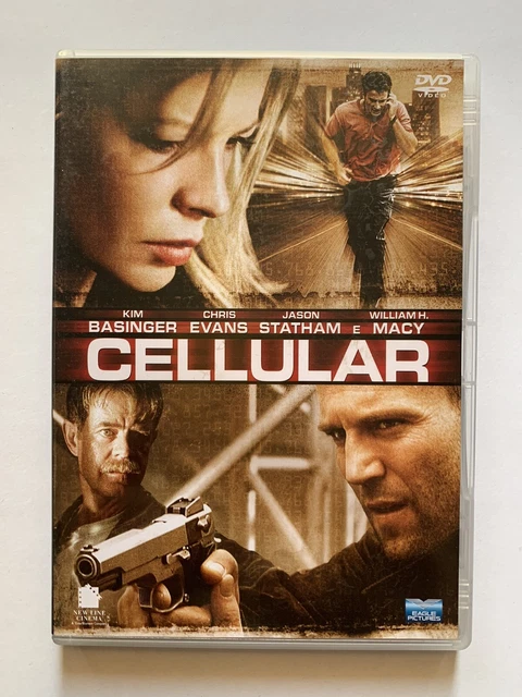 CELLULAR DVD KIM Basinger Chris Evans Jason Statham 2005 Ottimo ☆ EUR 7 ...