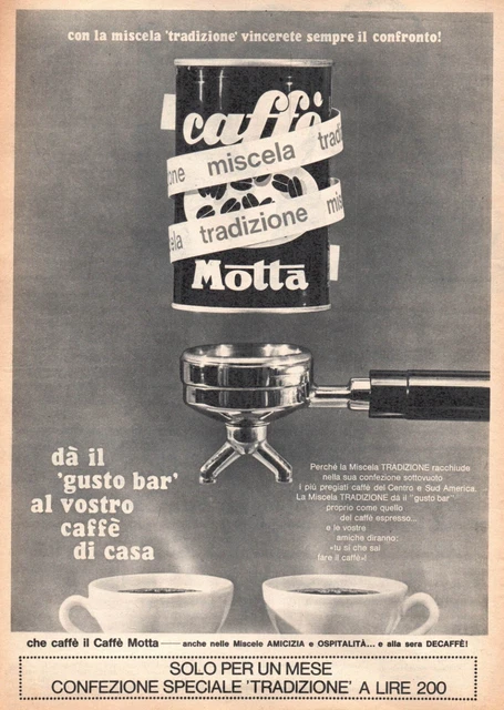 U0067 CAFÉ MOTTA , Publicité Période 1965, Vintage Advertising EUR 5,90 ...