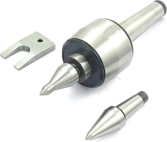 CNC LONG SPINDLE Live Revolving Center MT4with Interchangeable Tip USA ...