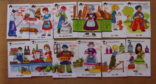JEU DES 7 Familles - Les Metiers - Comme Neuf - EUR 6,00 - PicClick FR