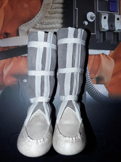 HOT TOYS STAR Wars MMS585 Luke Skywalker Snowspeeder Boots 1/6 Scale ...