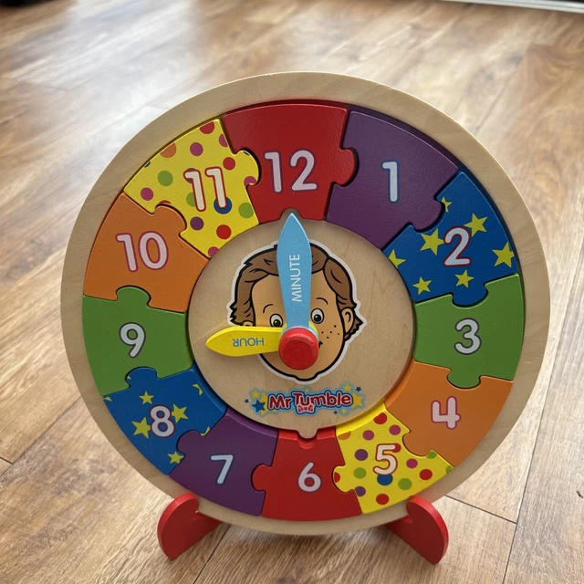 CBEEBIES MR TUMBLE Something Special Wooden Puzzle educational count ...