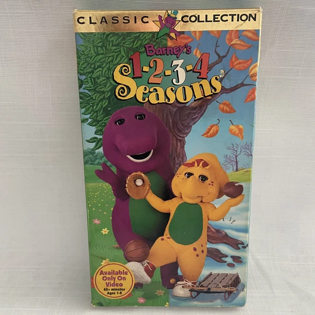 VHS BARNEY - Barneys 1-2-3-4 stagioni (VHS, 1996) *RARA USCITA SOLO VHS ...