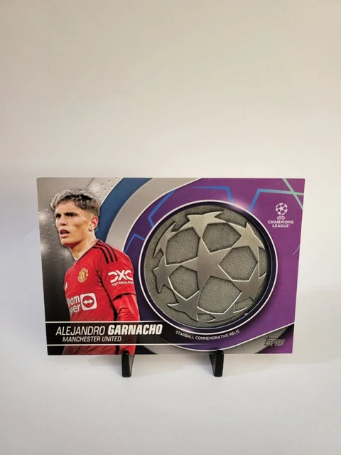 2023-24 TOPPS COMPETIZIONI Uefa Alejandro Garnacho Starball Carta ...