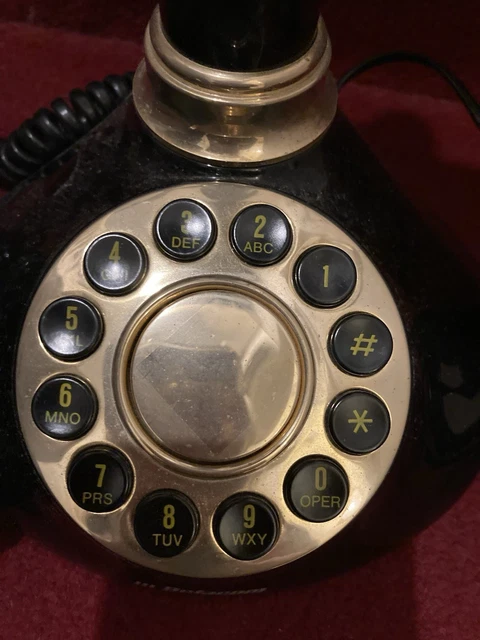 VINTAGE RETRO-STYLE CANDLESTICK ‘phone Betacom push button Modern ...