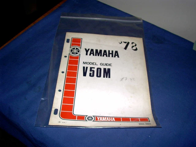 YAMAHA V50 M 1978 Guida Modello Originale Usato 90894-09009 EUR 8,95 ...