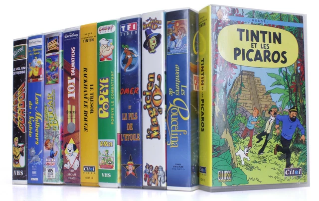 LOT 10 CASSETTES Vidéo VHS Magnétoscope Dessin animé (Réf # L-435) EUR ...