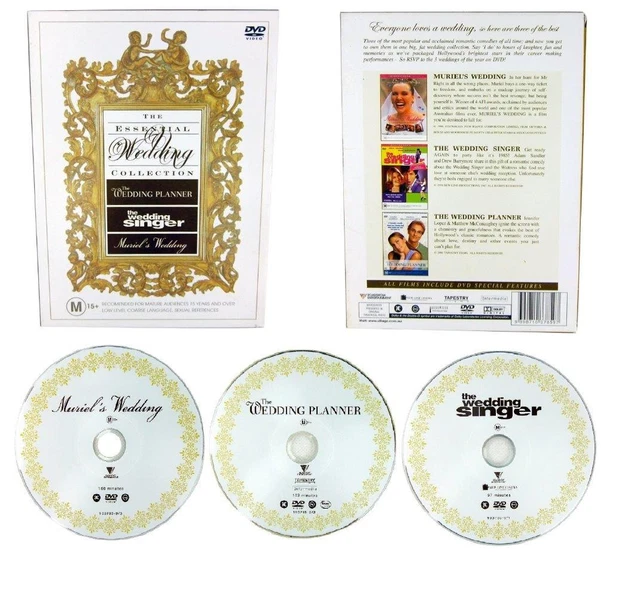 THE WEDDING BOX - 3 DVD Set Wedding Planner & Wedding Singer & Muriels ...