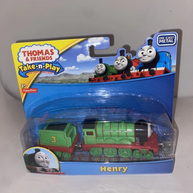 THOMAS THE TANK Engine & Friends TAKE ALONG N PLAY HENRY DIECAST TRAIN ...