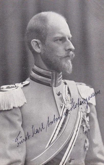SCHÖNE ALTE AK "Adel" Fürst Karl Anton von Hohenzollern EUR 1,00 ...