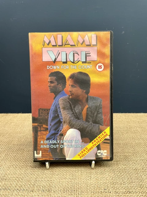 1987 - MIAMI Vice - Down For The Count Vhs Video Cassette - Retro Movie £10.00 - PicClick UK