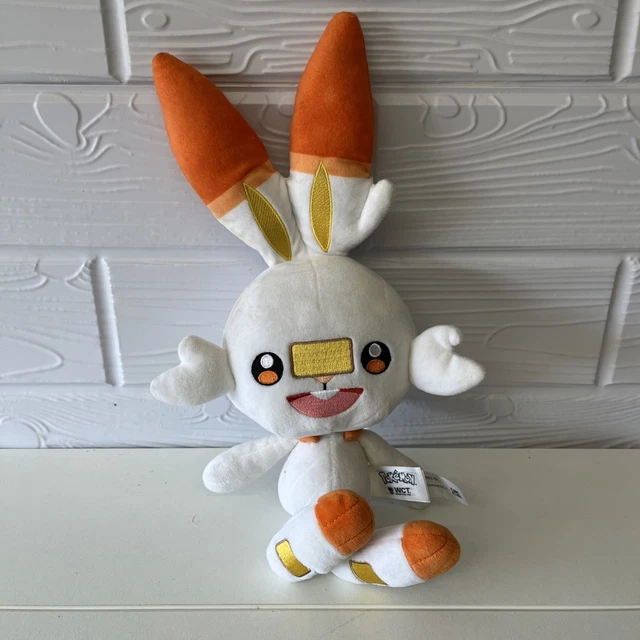 OFFICIAL POKÉMON SCORBUNNY Plush Toy - Soft Collectible Figure £9.03 ...