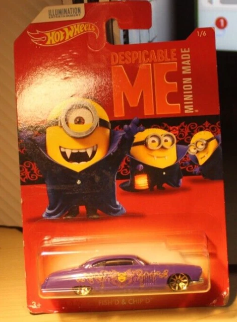MATTEL DESPICABLE ME Hot wheels Fish d chipd 2016 £7.99 - PicClick UK